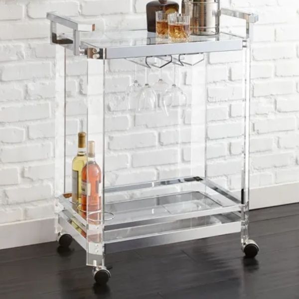 Xe đẩy rượu Bar cart Steve Silver Aerin