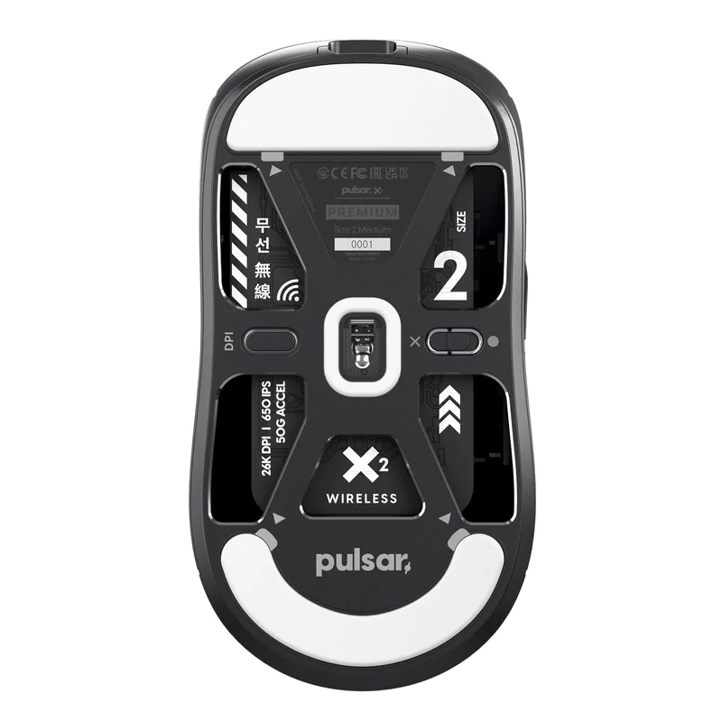 Chuột Pulsar X2 Wireless Premium Medium Black – Playzone