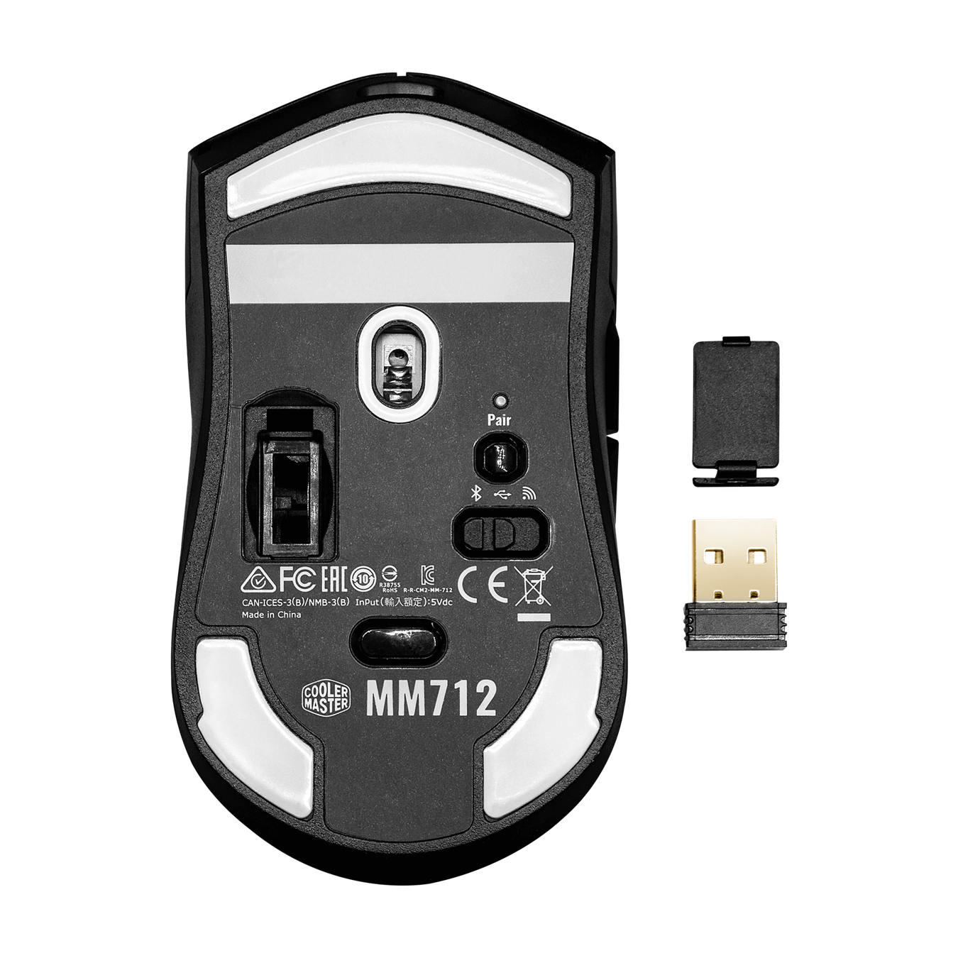 Chuột CoolerMaster MM712 Black – Playzone