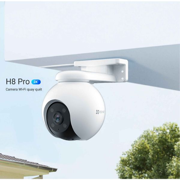 Camera Wifi EZVIZ quay quét ngoài trời 3MP 2K H8PRO - Komex Digital