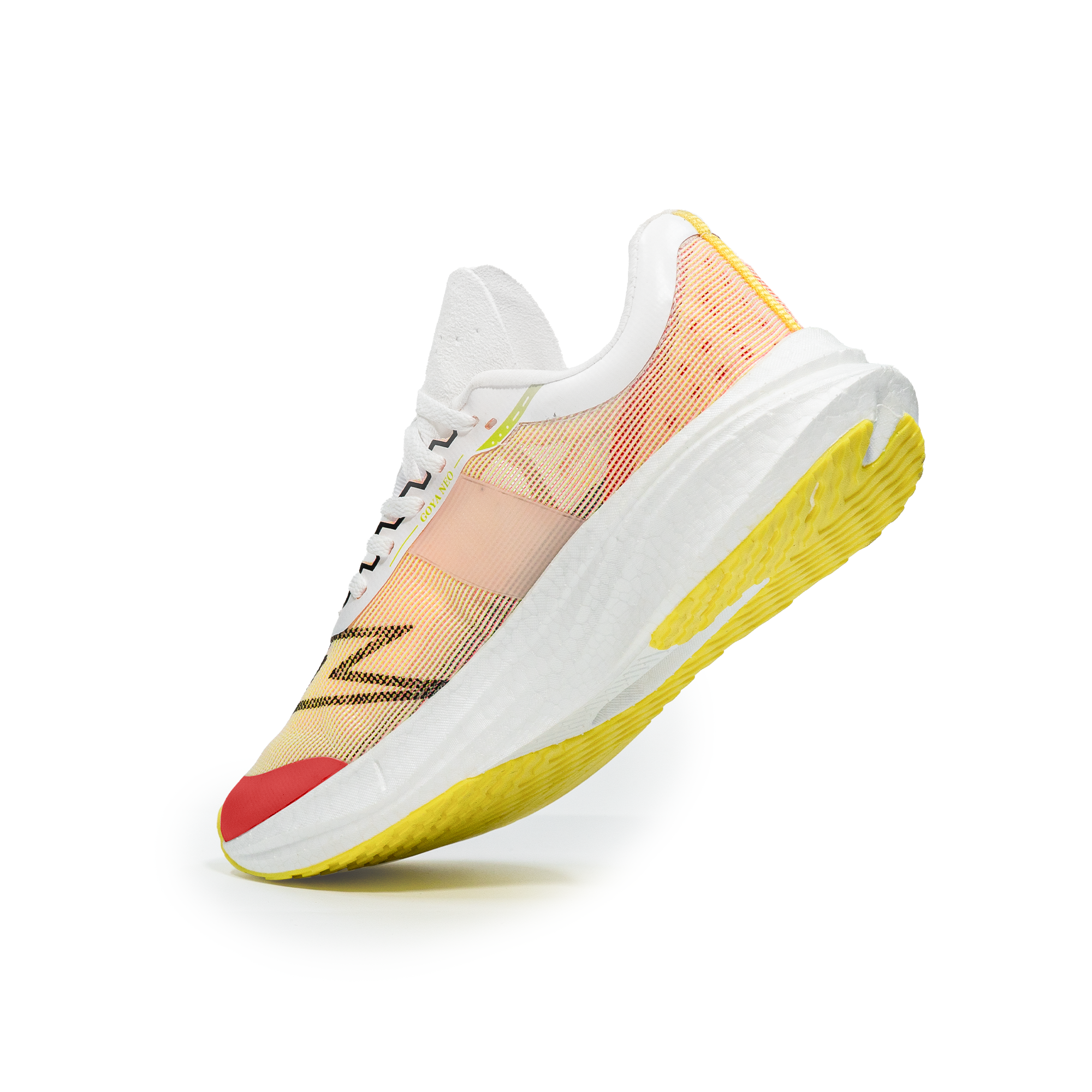 Giày Chạy Bộ GOYA NEO Kết Hợp Tấm Carbon Màu Neo Cam Đỏ