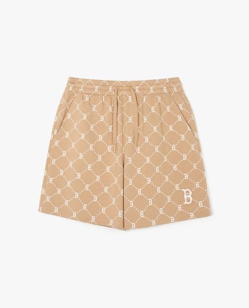 MLB - Quần short unisex ống rộng lưng thun Diamond Monogram Jacquard ...