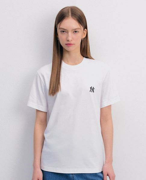 MLB - Áo thun unisex cổ tròn tay ngắn Basic Small Logo MLB Việt Nam