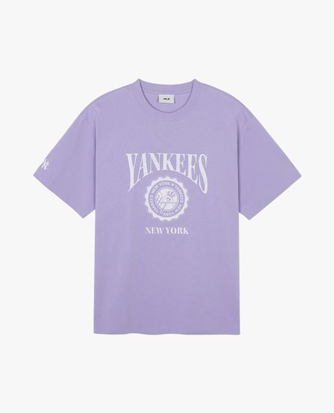 MLB - Áo thun unisex cổ tròn tay ngắn Basic Small Logo MLB Việt Nam