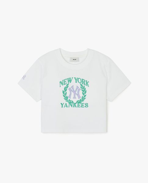 MLB - Áo croptop nữ cổ tròn tay ngắn Varsity Sports Functional MLB Việt Nam