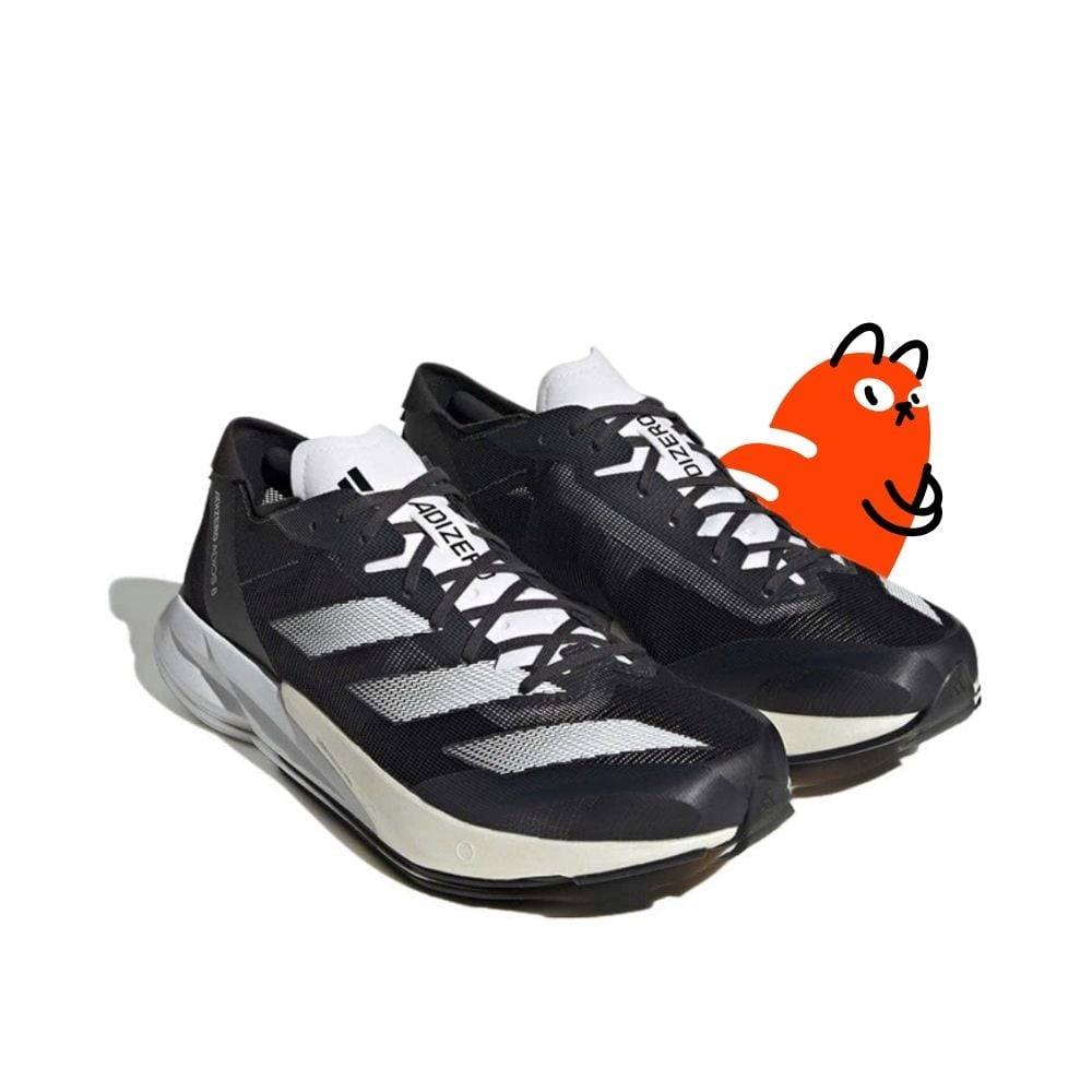 Giày Adizero Adios 8 Carbon Black (ID6902) - Noisy Cat