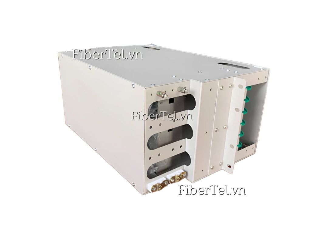 Nguyên Vỏ Hộp Phối Quang ODF 72Fo ( 144fo) indoor lắp rack dạng khay c ...