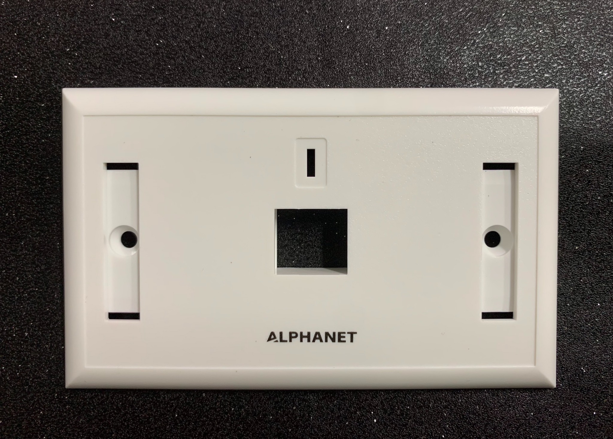 Alphanet Faceplate US Keystone 1 cổng – FiberTel