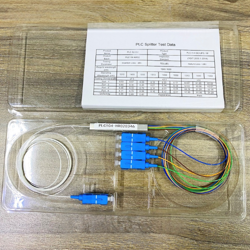 Bộ Chia Quang PLC Mini 1x4 SC / UPC – FiberTel