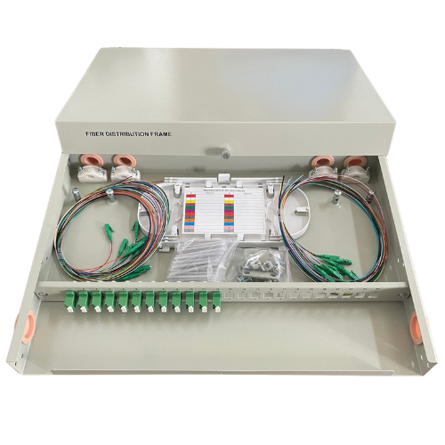 Hộp ODF Sắt 24FO Chuẩn LC / APC Indoor – FiberTel