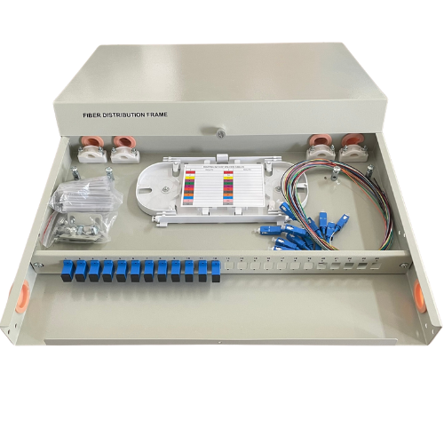 Hộp ODF Sắt 12FO Chuẩn SC / UPC Indoor – FiberTel