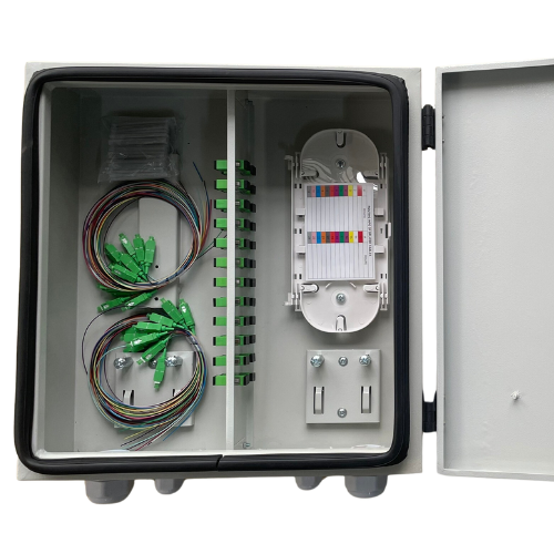 Tủ ODF Sắt 24FO Chuẩn SC / APC Outdoor – FiberTel