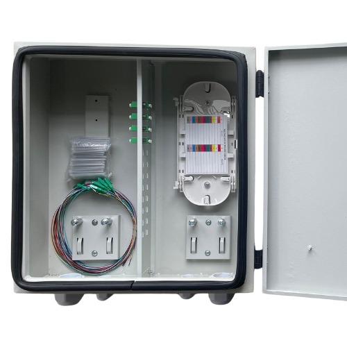 Tủ ODF Sắt 8FO Chuẩn LC / APC Outdoor – FiberTel
