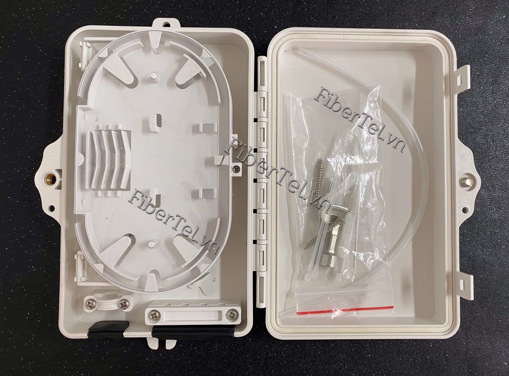 Hộp Phối Quang Nhựa ODF 4Fo SC/OM3 Outdoor – FiberTel