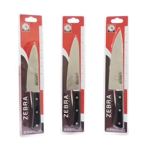 Dao thái Inox Zebra 100223 - 18cm Nhập khẩu Thái Lan