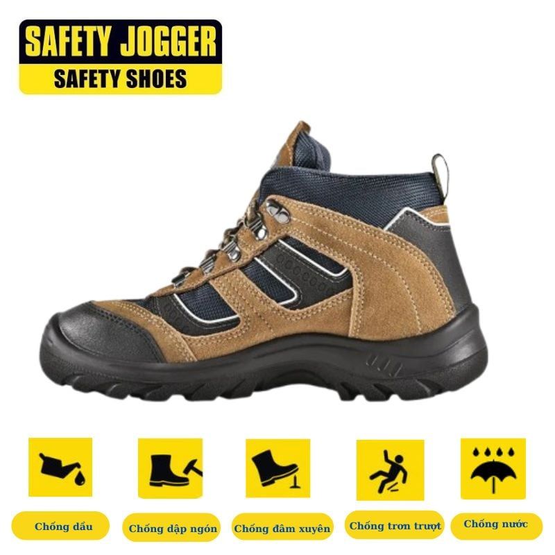 Giày Bảo Hộ Lao Động Safety Jogger X2000 Chính Hãng