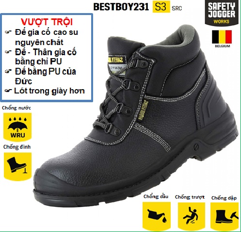 Giày Bảo Hộ Lao Động Safety Jogger Besboy 231 S3 Chính Hãng ...