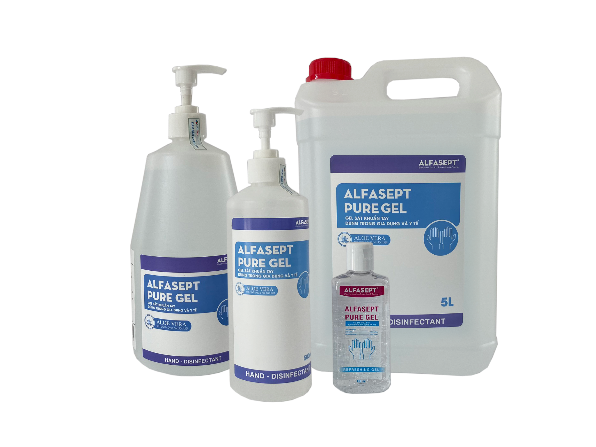 Dung dịch sát khuẩn tay cho da nhạy cảm dạng gel Alfasept Pure Gel ...