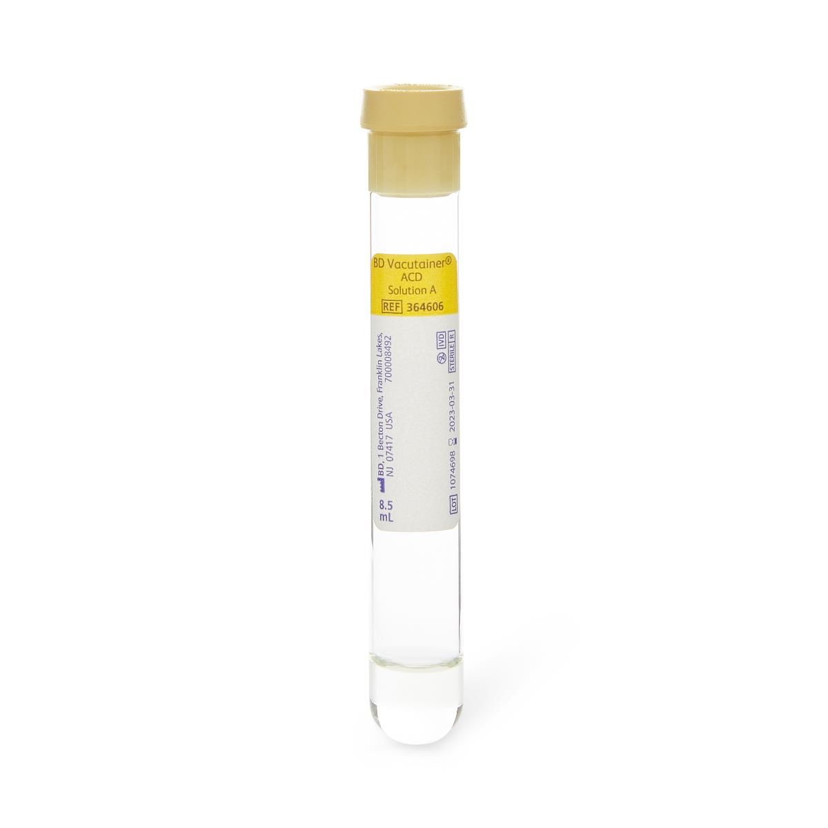 Ống thủy tinh lấy máu chân không chứa dung dịch ACDA BD Vacutainer ACD ...