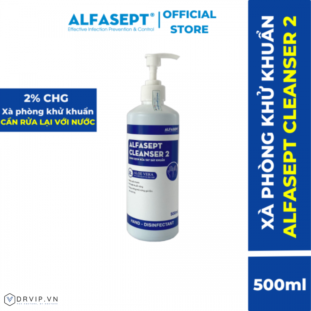 Dung dịch xà phòng rửa tay sát khuẩn Alfasept Cleanser 2 – Cửa hàng Dr ...