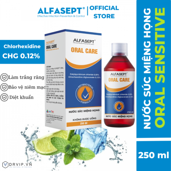 Nước súc miệng ALFASEPT ORAL CARE – Cửa hàng Dr VIP (Vật tư thiết bị y tế)