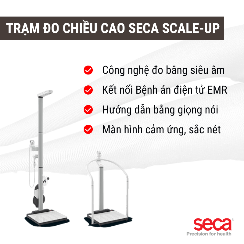 Trạm đo lường cao cấp cho người lớn SECA Scales up line – Cửa hàng Dr VIP (Vật tư thiết bị y tế)