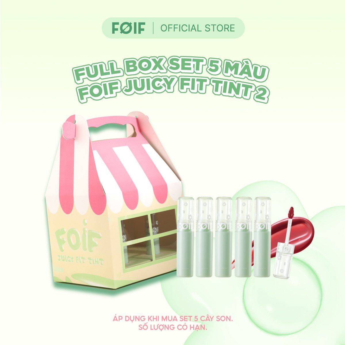 (FOIF by MERZY) FOIF Juicy Fit Tint Ver.2 PR Box – foifcosmetics