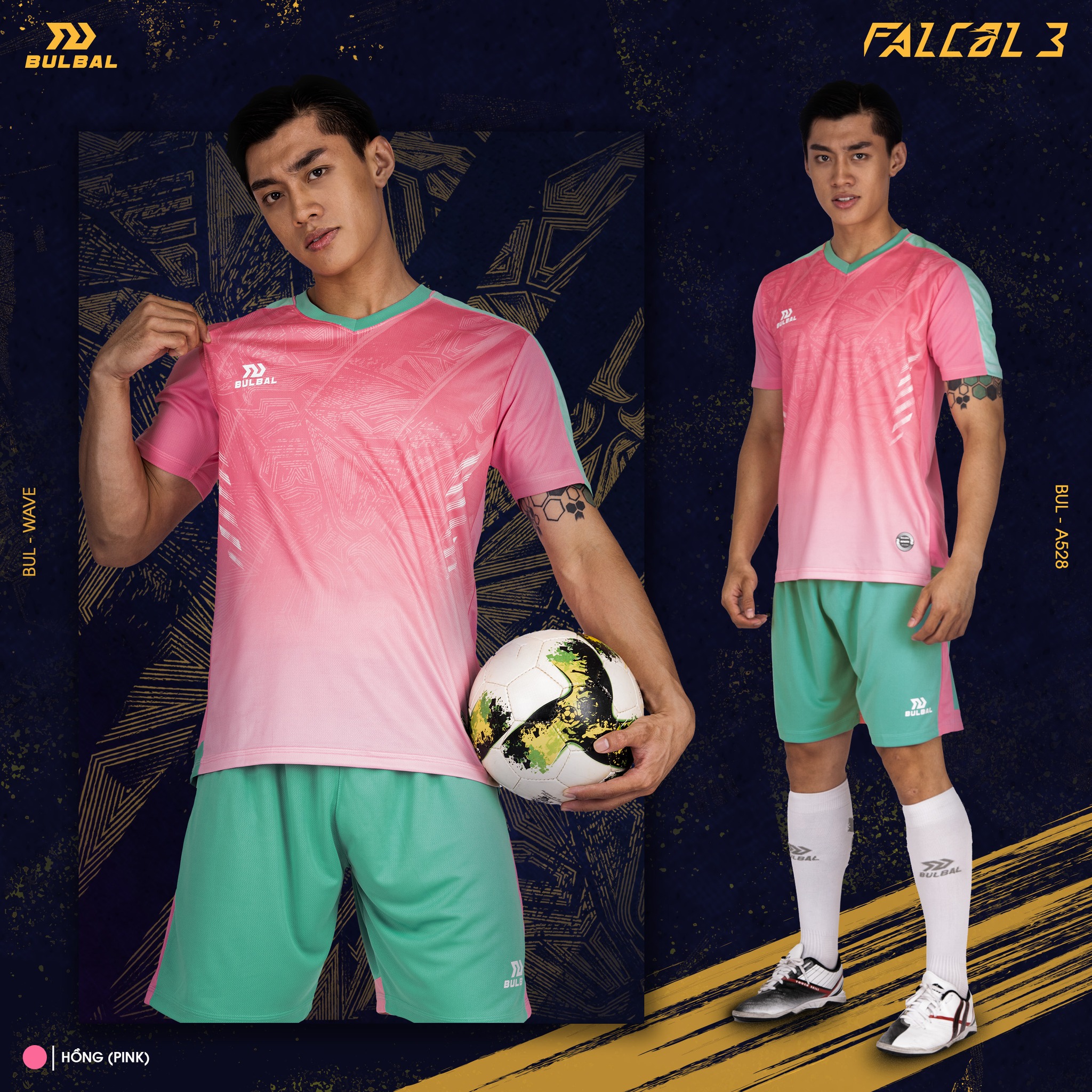 Quần áo đá banh không logo Bulbal Falcol 3 – Hoanganhsport