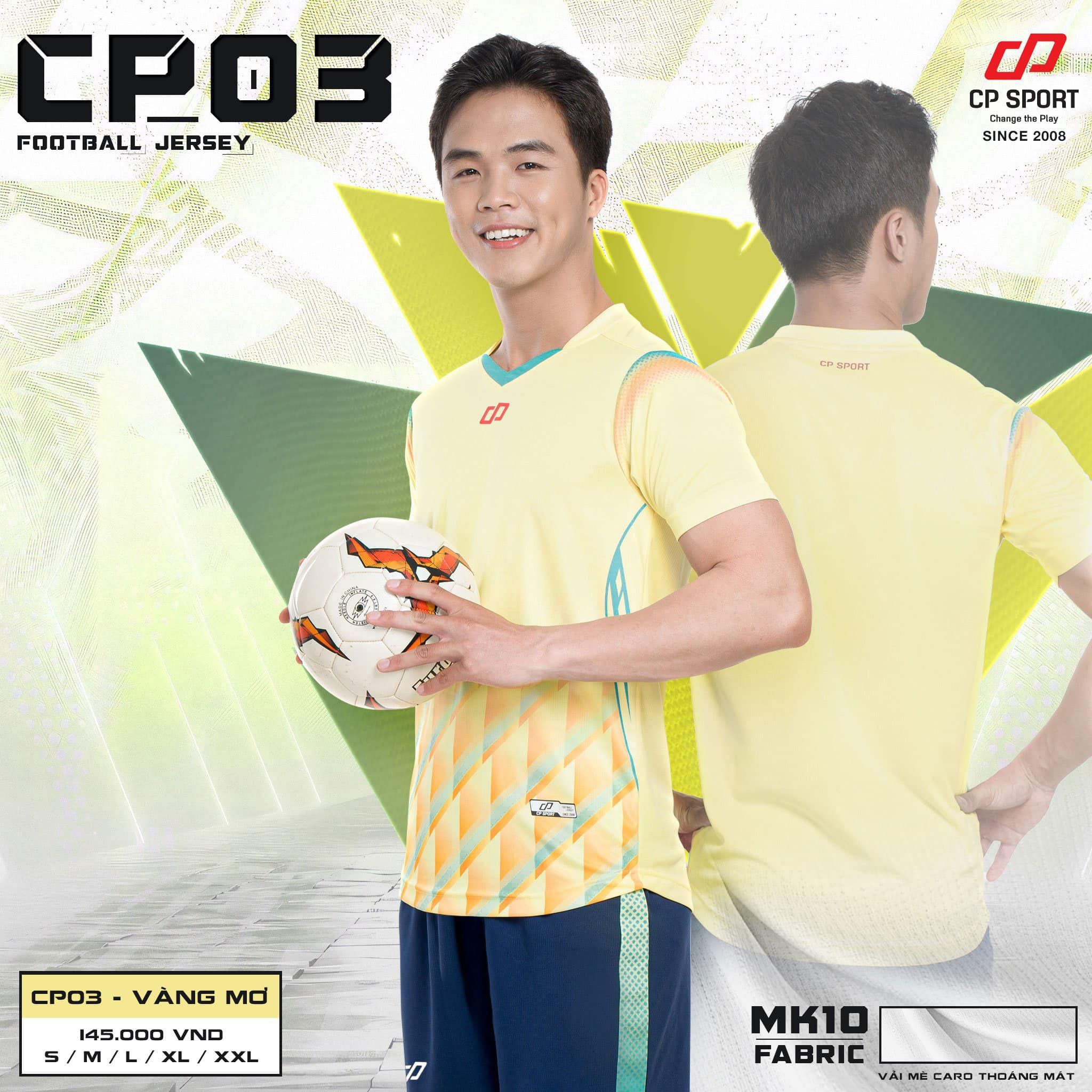 Quần áo đá banh không logo CP03 – Hoanganhsport