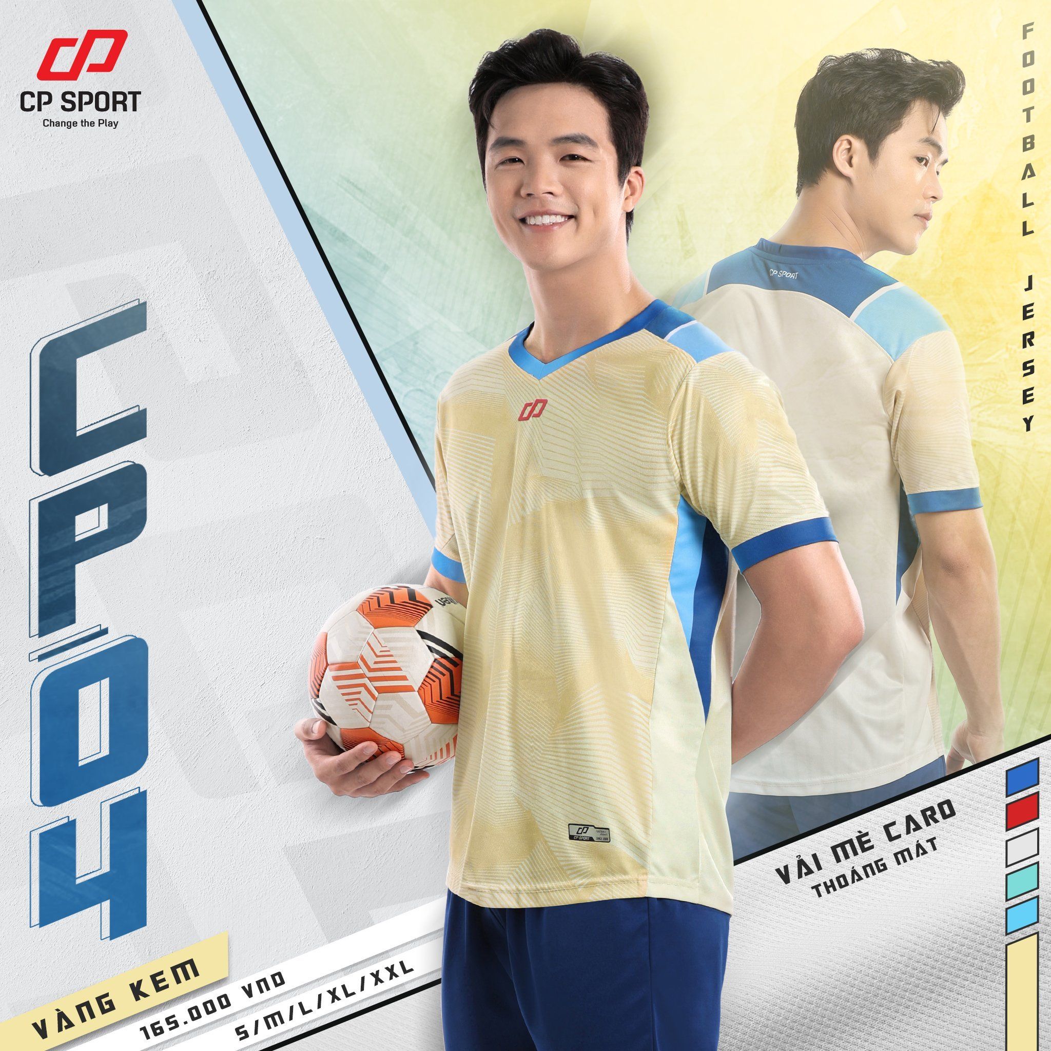 Quần áo đá banh không logo CP04 – Hoanganhsport