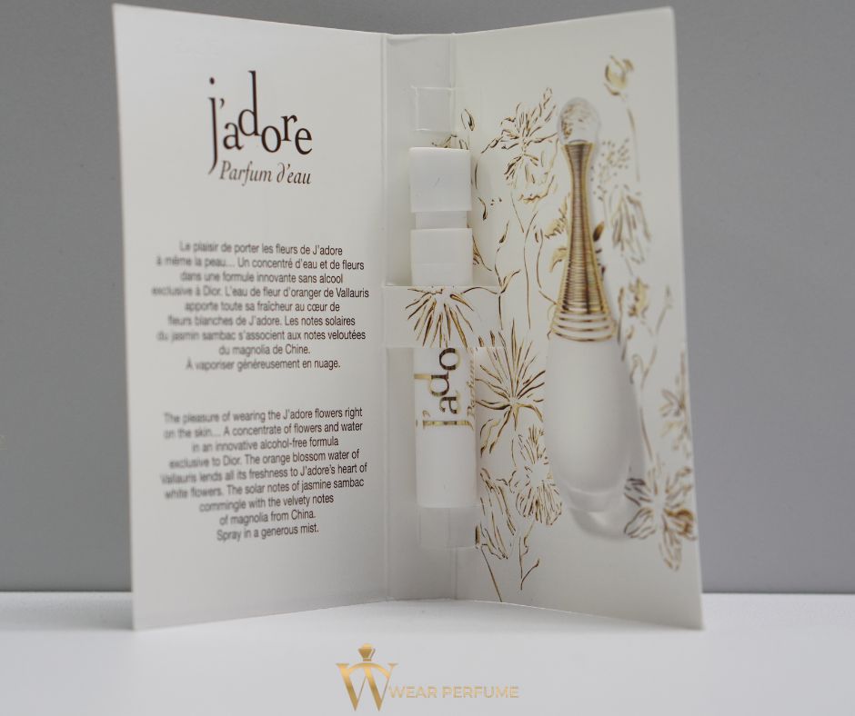 Vial Dior J'adore Parfum D'eau EDP 1.2ML – wearperfume