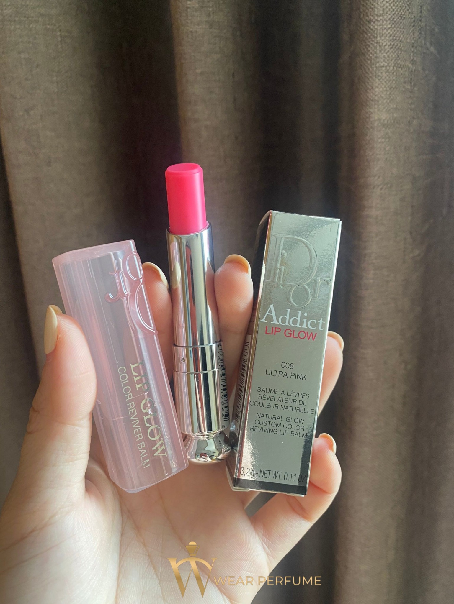 Son Dưỡng Dior Addict Lip Glow Màu 008 Ultra Pink - Hồng Nhạt – wearperfume