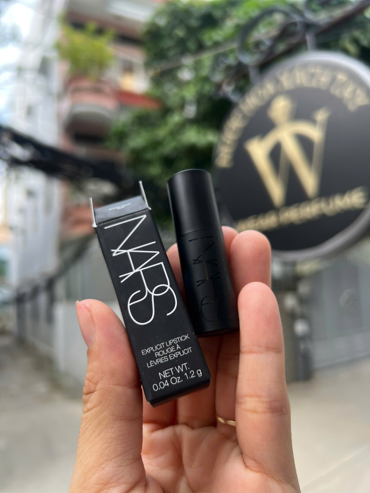 Son Nars Explicit Lipstick 803 Body Heat - Màu Cam Nâu (Miniszie 1.2g) – wearperfume