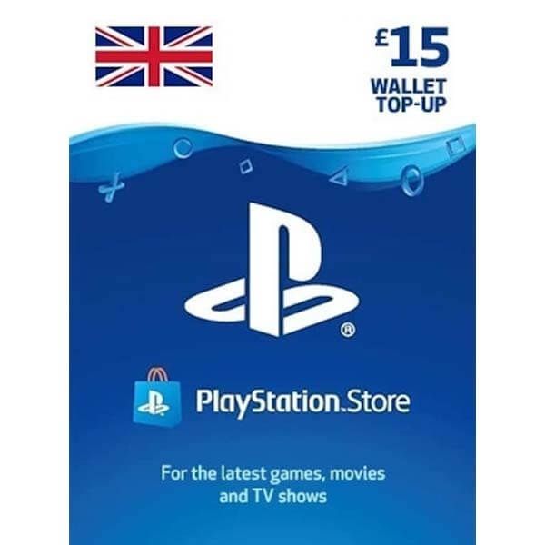 Thẻ PSN 15 GBP - UK | PSN Card UK | Shop Bán Code PSN UK Chính Hãng