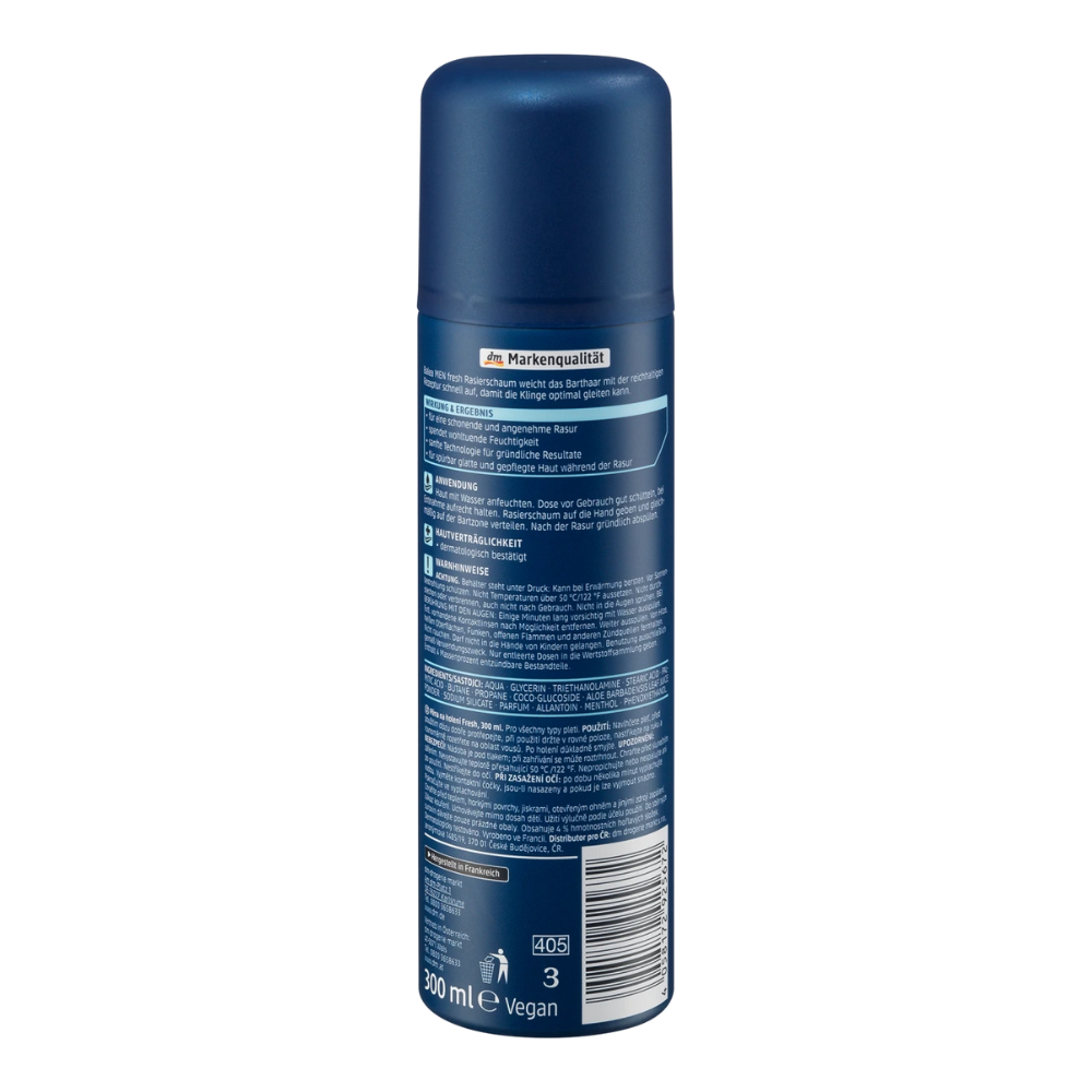 Bọt cạo râu Balea men Rasierschaum Fresh Đức - 300ml – Hàng Đức Little ...