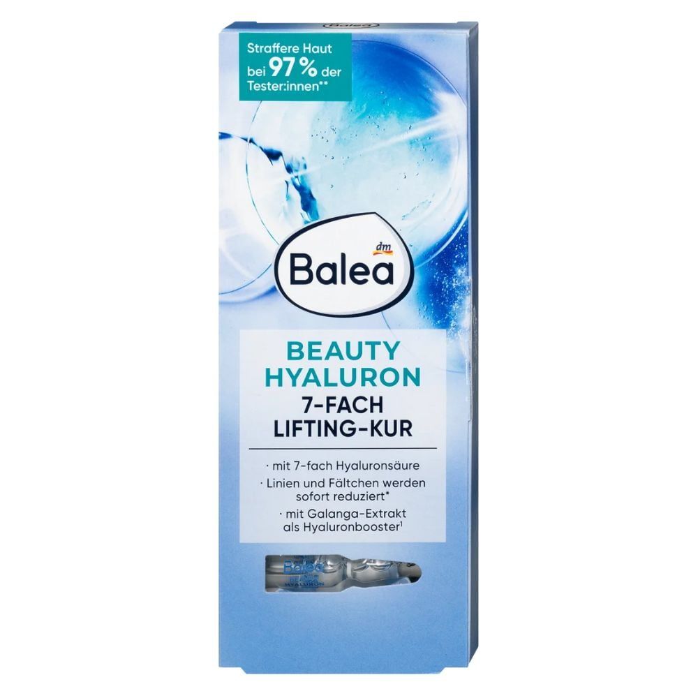 Huyết thanh tươi nâng cơ, chống lão hoá Balea Ampullen Beauty Hyaluron ...