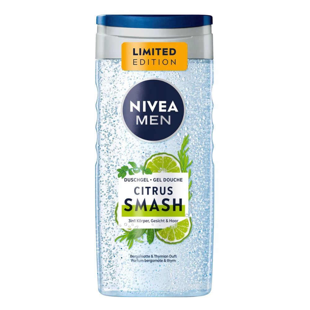 Sữa tắm gội toàn thân 3in1 dành cho nam Nivea Men Smash Citrus - 250ml ...
