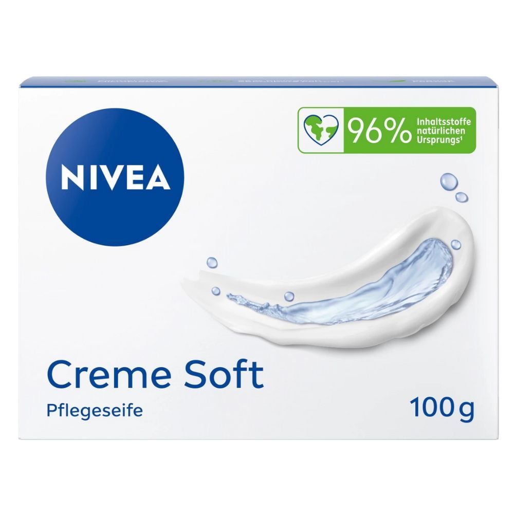 Xà phòng tắm làm mềm da Nivea Soft - 100g – Hàng Đức Little Germany