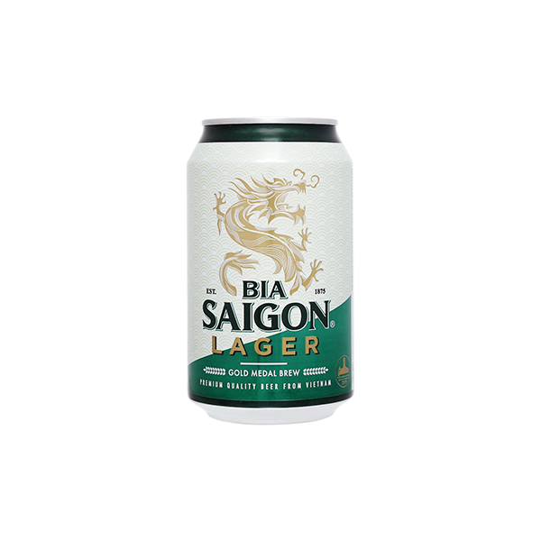 Bia Sài Gòn Lager lon 330ml