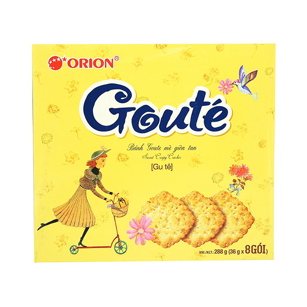 Bánh Quy Mè Goute 288g 8P