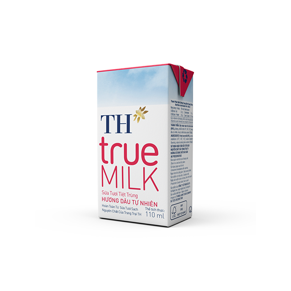 TH True Milk Sữa Tiệt Trùng Hương Dâu 110ml