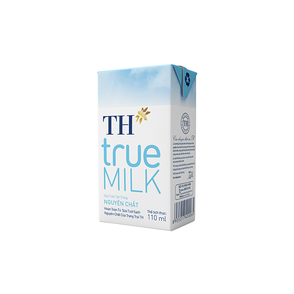 TH True Milk Sữa Tiệt Trùng Nguyên Chất 110ml