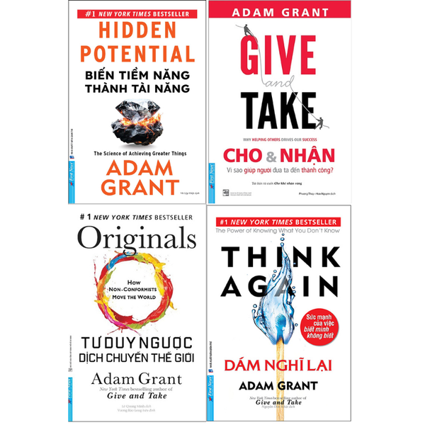 Bộ 4 Quyển Sách Của Adam Grant – BOOKCITY.VN
