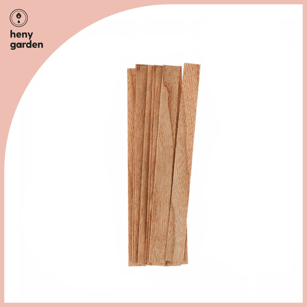 Bấc Nến Gỗ + Chân Kẹp Heny Garden ️ Bấc Nến Cao Cấp Không Khói