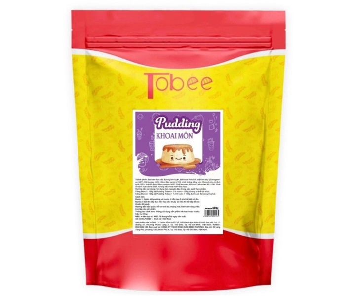 Pudding Môn Tobee 500g – Nguyên liệu Pha chế Kiều Dung Quy Nhơn