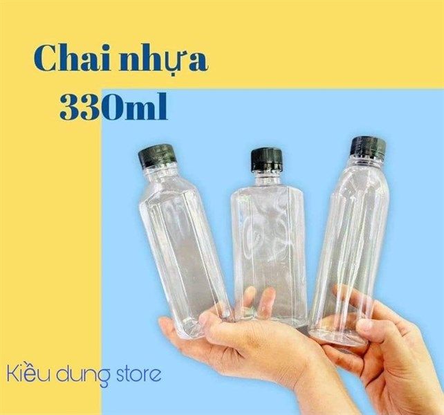 Chai nhựa 330ml – Nguyên liệu Pha chế Kiều Dung Quy Nhơn