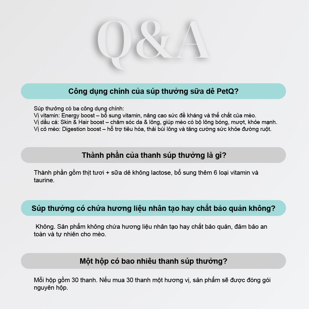 Súp thưởng sữa dê PetQ