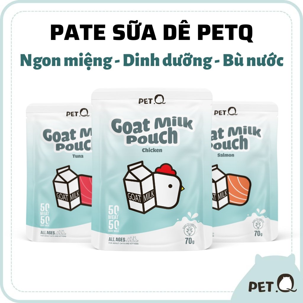 Pate sữa dê cho mèo PetQ
