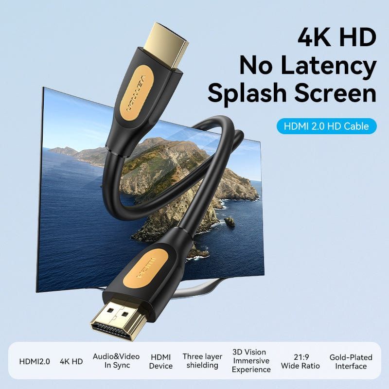 HDMI-A Male to Male 4K HD Cable PS5/4,Switch,TV,computer, Laptop – Vention Vietnam Official