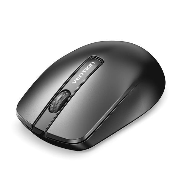 Vention 3-Button Wireless Computer Mouse with USB Receiver Black ...